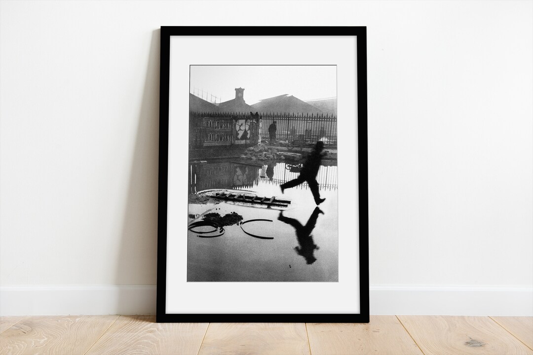 Henri Cartier-bresson Mount Print Reflection Frame With Passe-partout ...