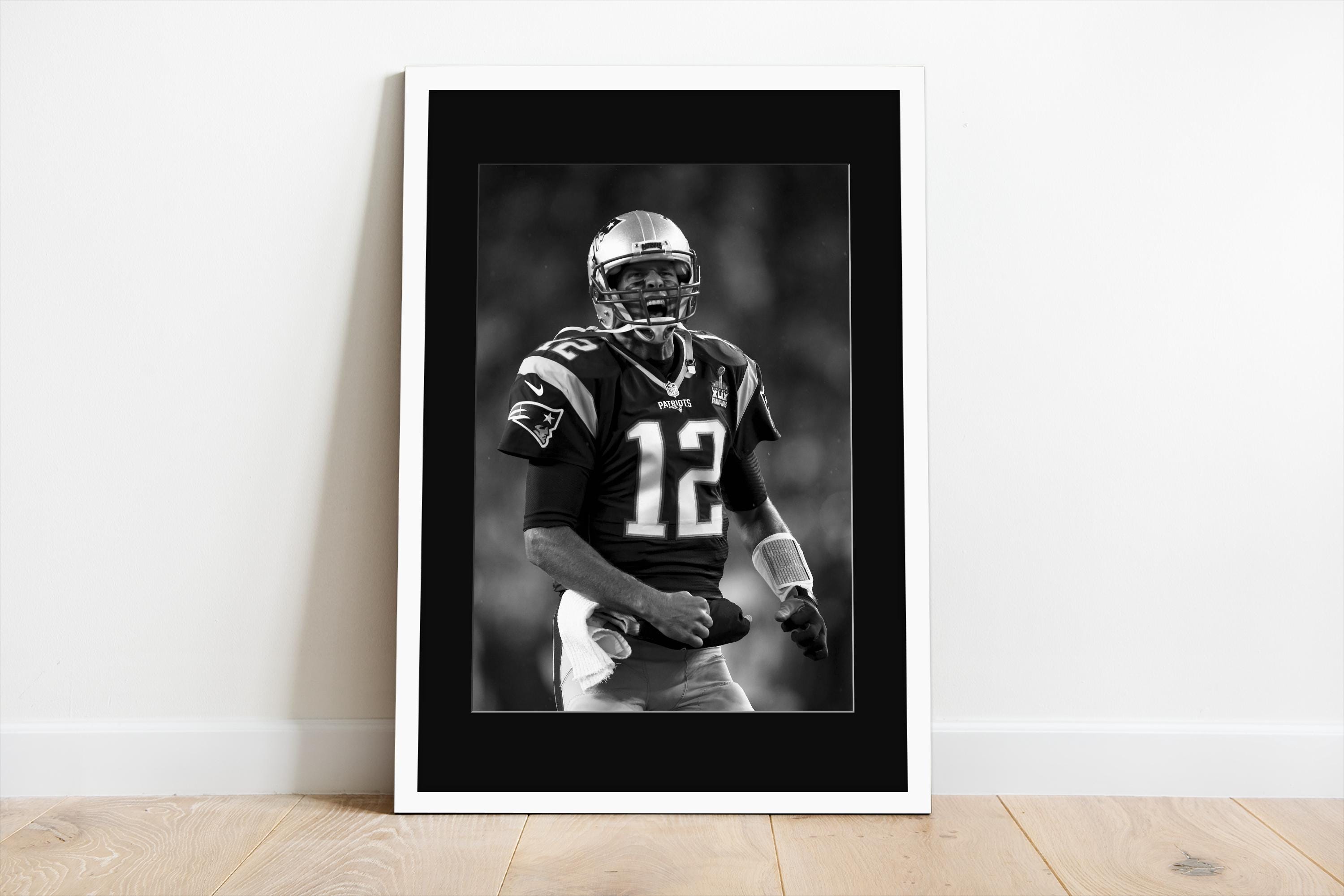 Fine Art Photo of Tom Brady | Tom Brady Print | Baseball Gift | Mounted ...