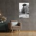 Fine Art Canva of Carmen Jumping Over Puddle in Street With Umbrella ...