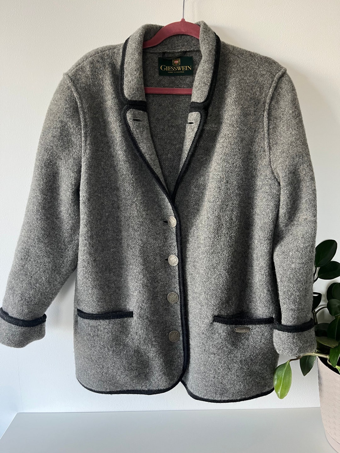 Rare Vintage Giesswein Austria Wool Women Jacket Size 38 - Etsy