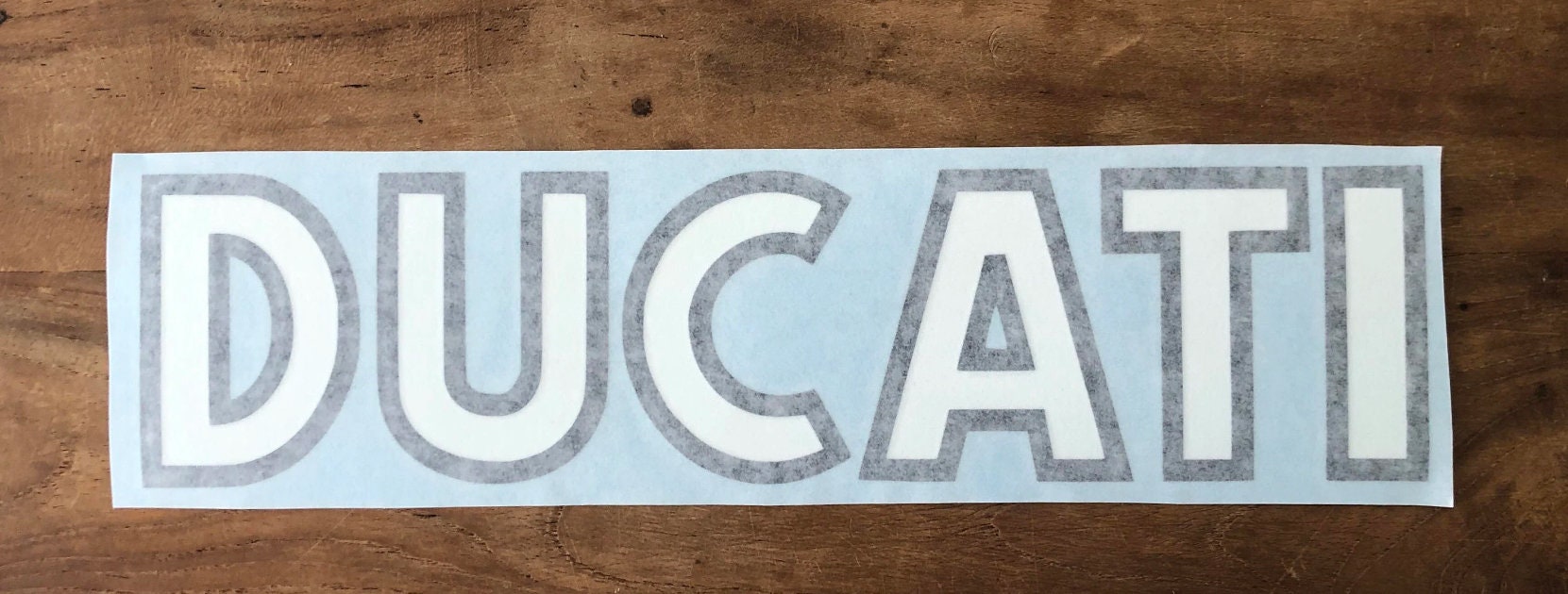 Ducati Tank Decal Sticker Old Logo ,diecut Vynil ,not Cheap Printed ...