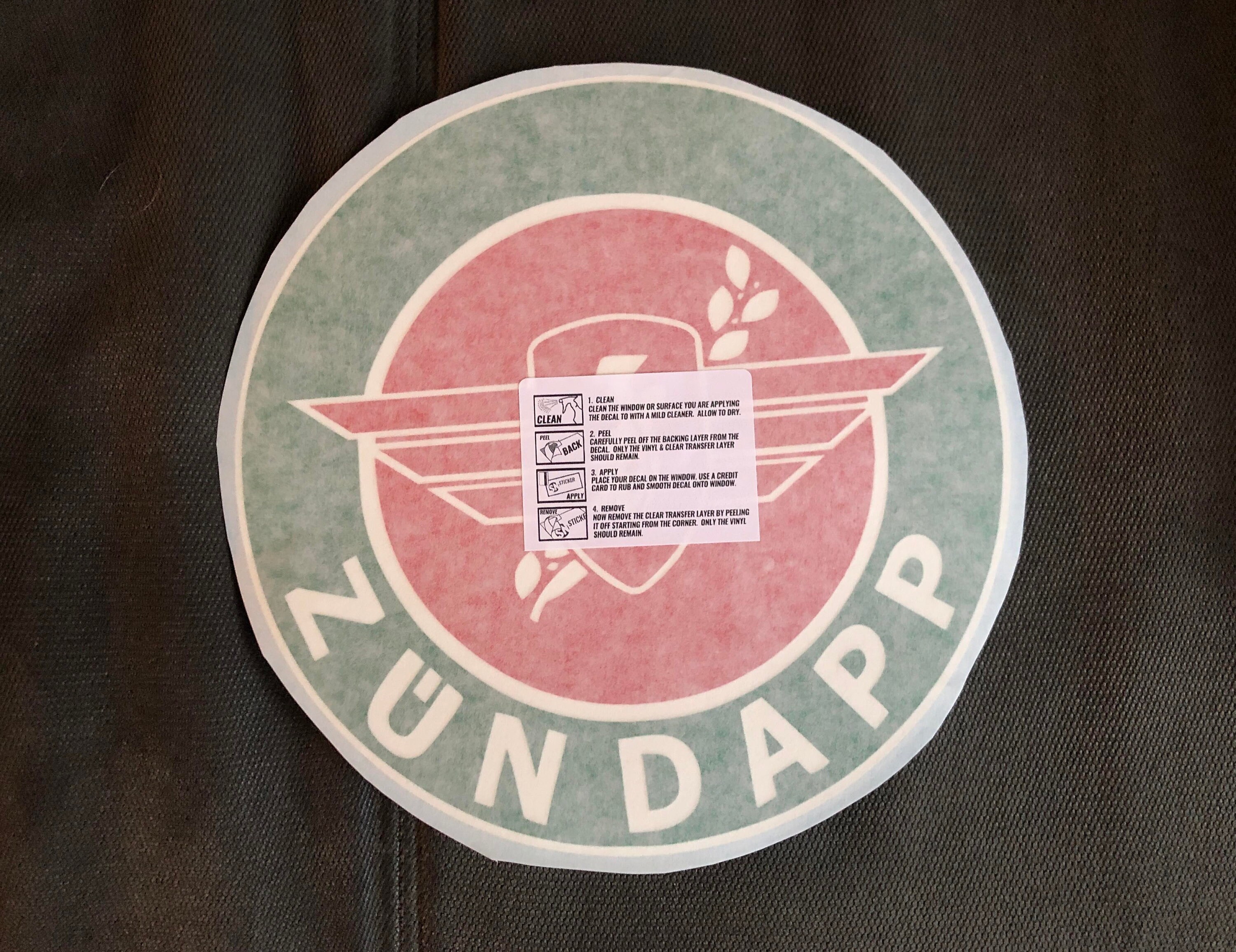 Zundapp Logolarge Size for Motorcycle Fairing Garage - Etsy