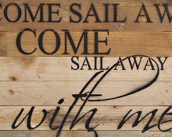 Sail Away Sign | Etsy