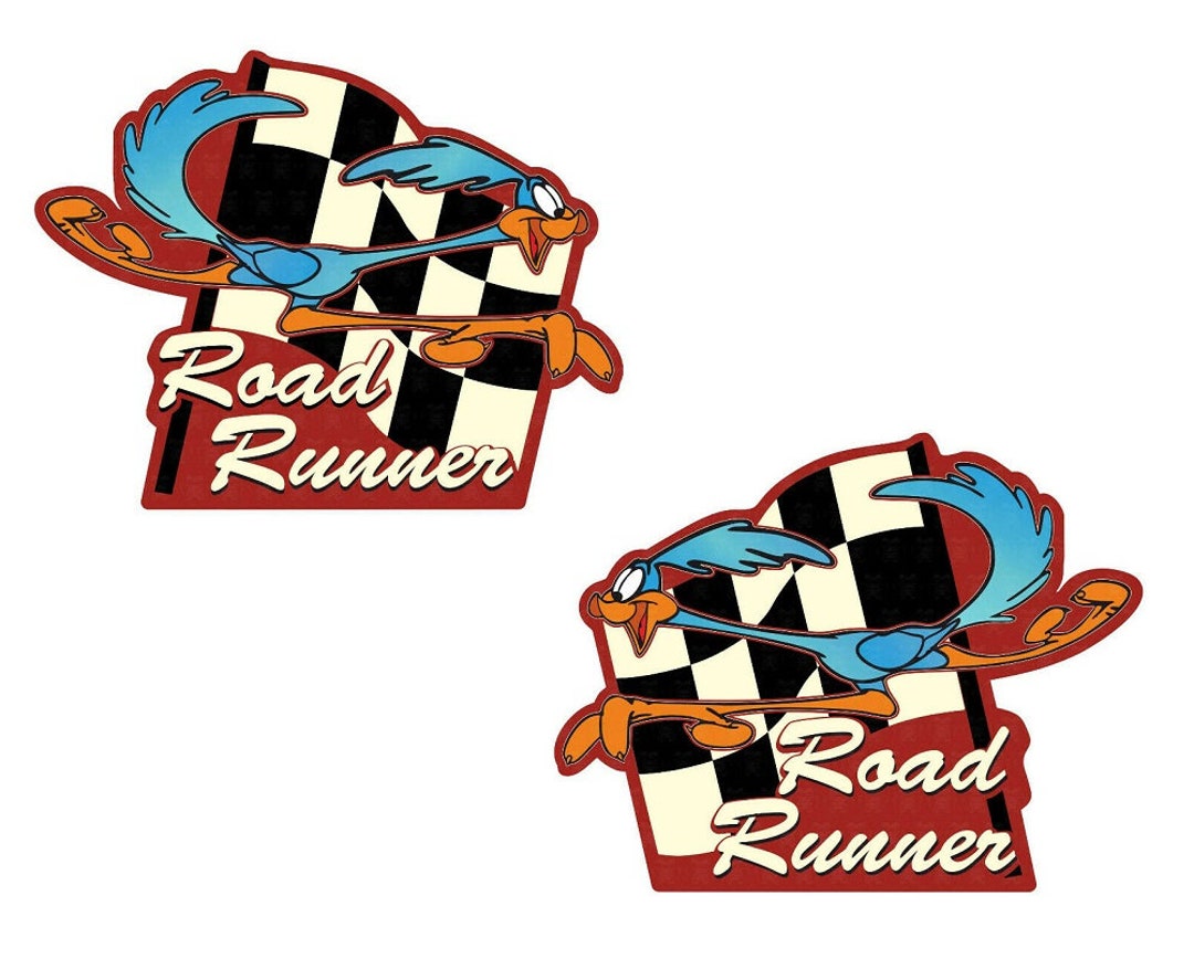 2x Road Runner Sticker Cult Sticker Car Vintage Youngtimer V8 USA ...