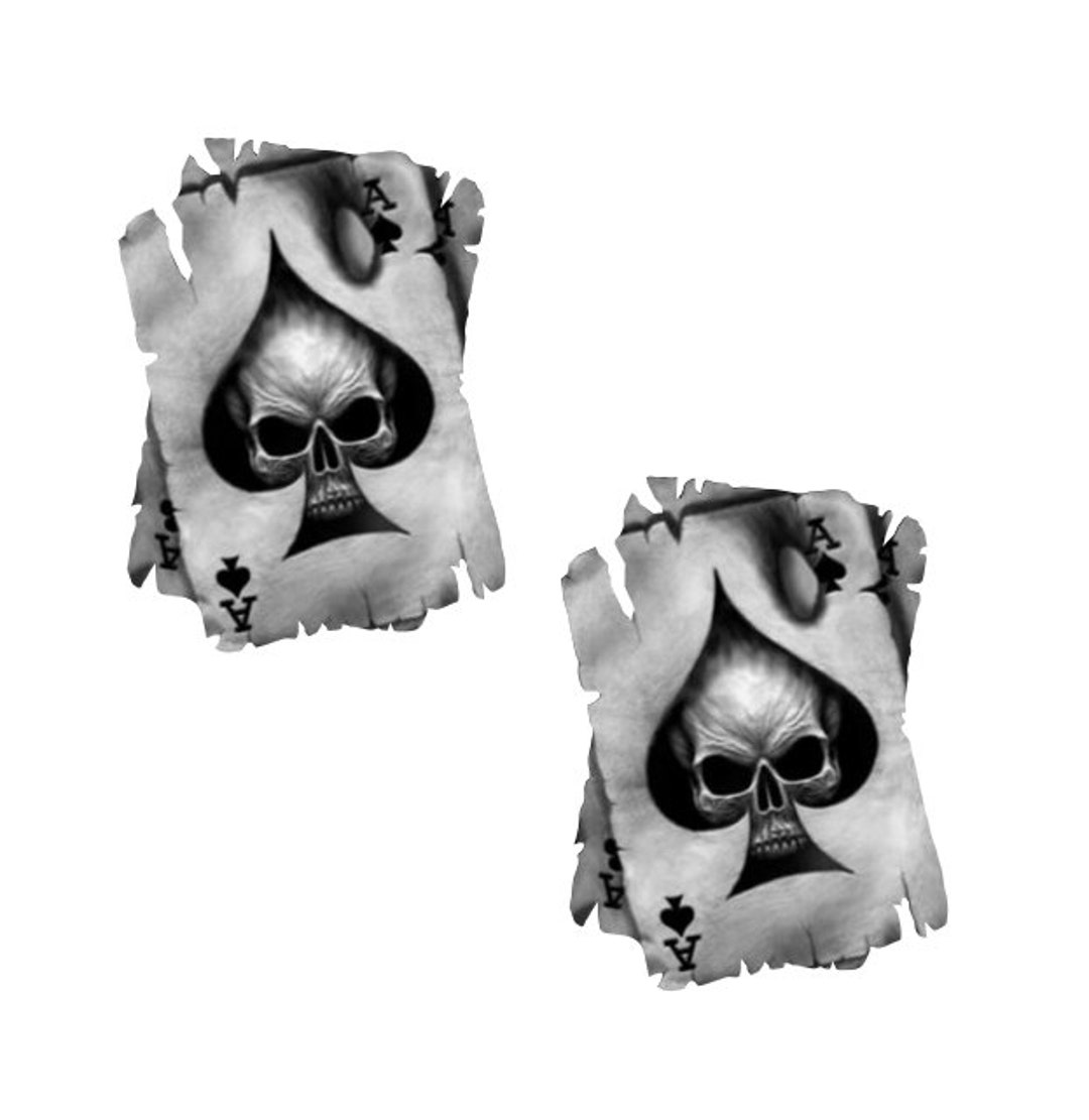 2x Ass Skull Sticker Cult Sticker Car Tuning Biker Motorcycle V8 V2 ...