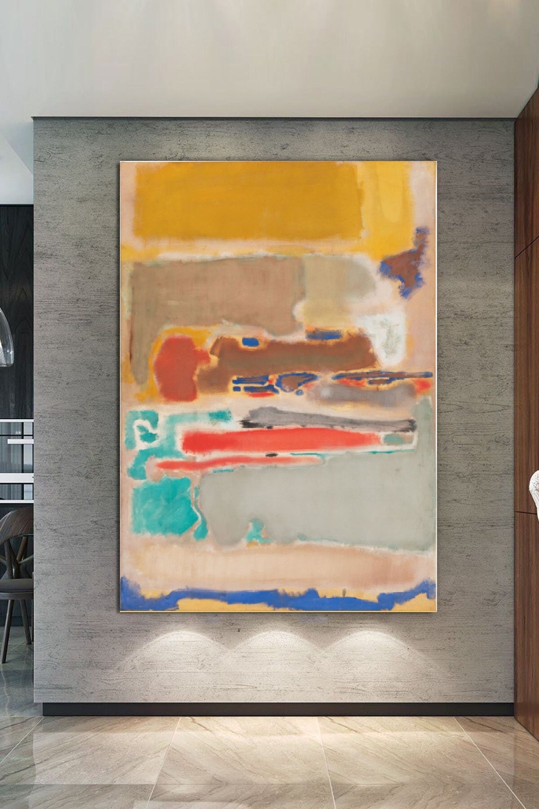 Mark Rothkomark Rothko Multiform 1948mark Rothko Artcanvas - Etsy