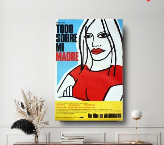 All About My Mother todo Sobre Mi Madre Movie Art Poster | Etsy