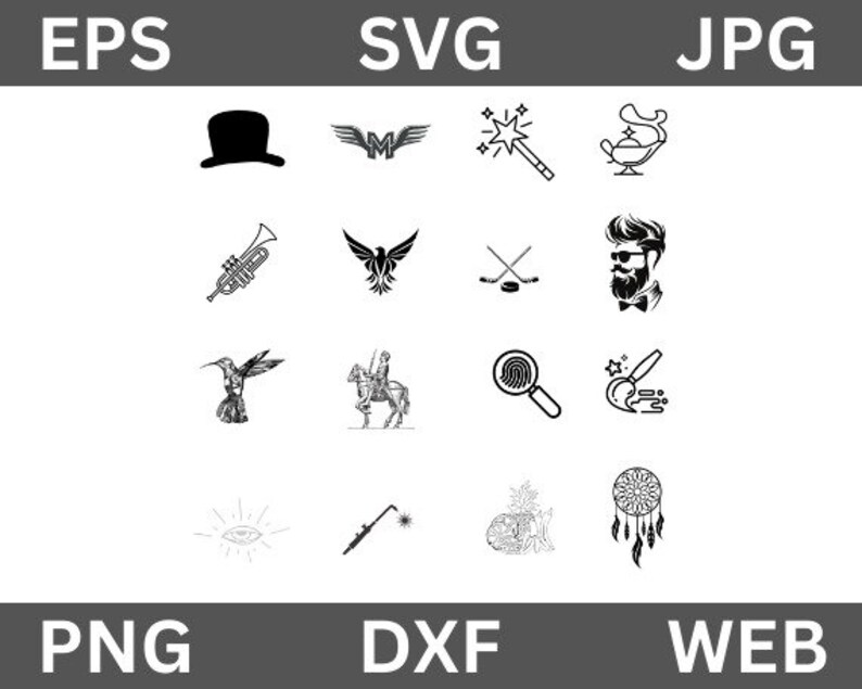 Magician Svg, Magic Vector Svg, Magic Silhouette, Cut File. - Etsy