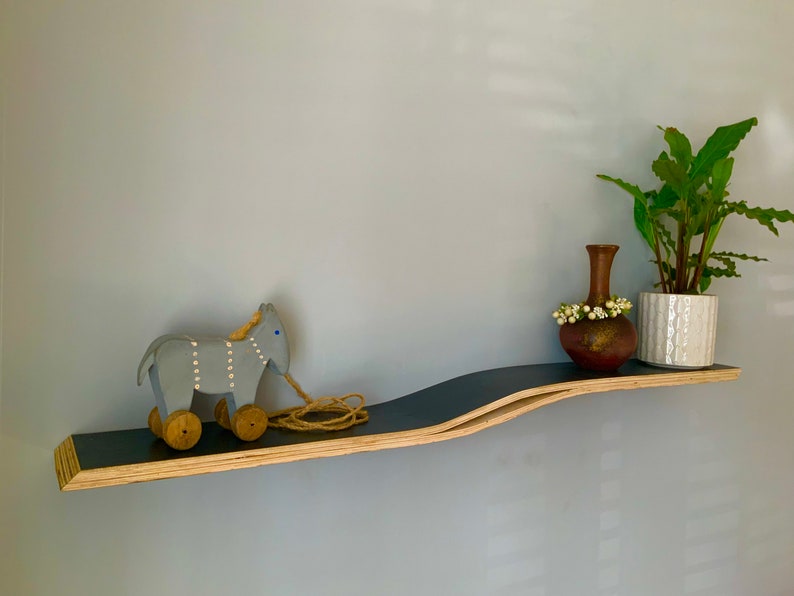 Curved Floating Shelf - Etsy