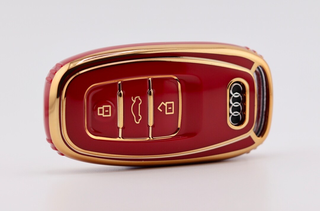 Audi Premium Key Cover red A4 A5 A6 A7 Q5 S7 - Etsy