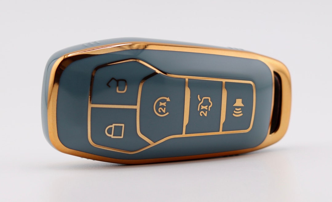 Ford Premium Key Cover grey Mustang Mondeo Fusion Explorer Edge F150 ...