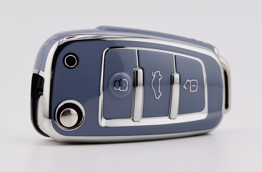 Audi Premium Key Cover blue/ Silver A1 A3 A4 A6 Q2 Q3 Q4 Q7 - Etsy