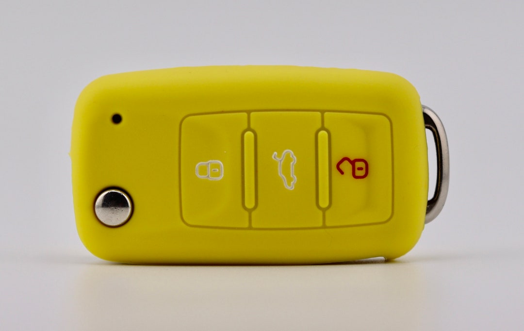 Key Cover for Volkswagen/ SEAT/ Scoda (yellow) - Transporter - Caddy ...