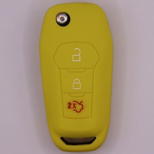 Key Cover for Ford (yellow) - Mondeo, Mustang, Ranger, Custom, Everest ...