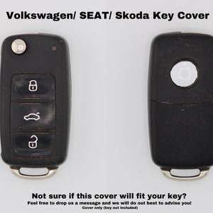 Volkswagen/ SEAT/ Scoda Premium Key Cover white Transporter Caddy ...