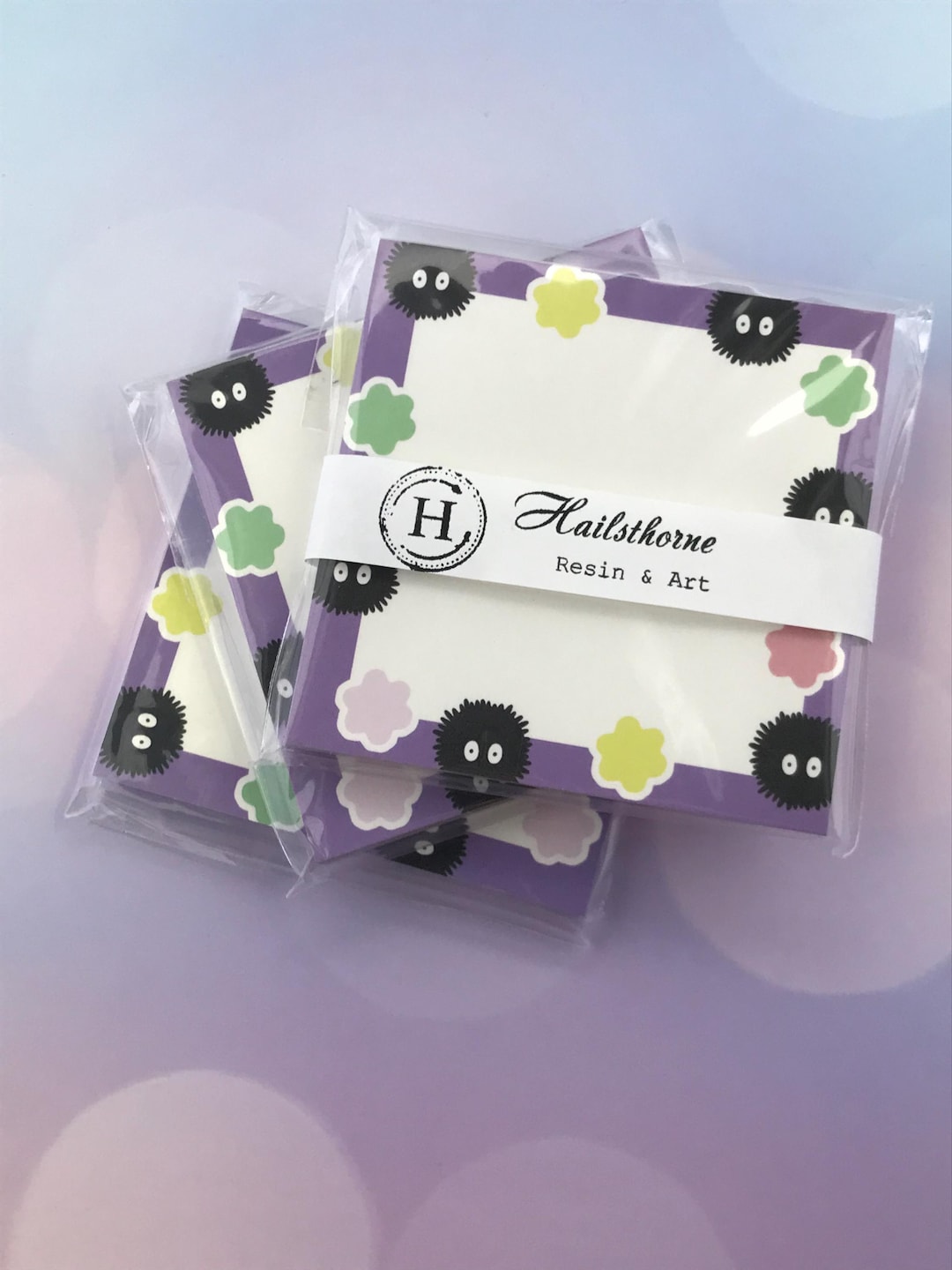 Soot Sprites Spirited Away Note Pad Cute Memo Pad Planner Accessories ...