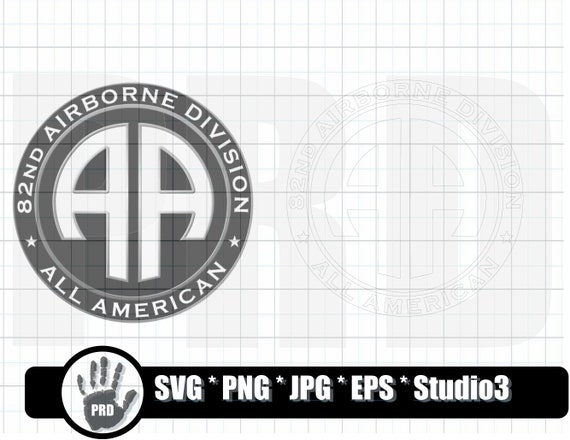 82nd Airborne Patch SVG File US Army Svg Army Svg - Etsy