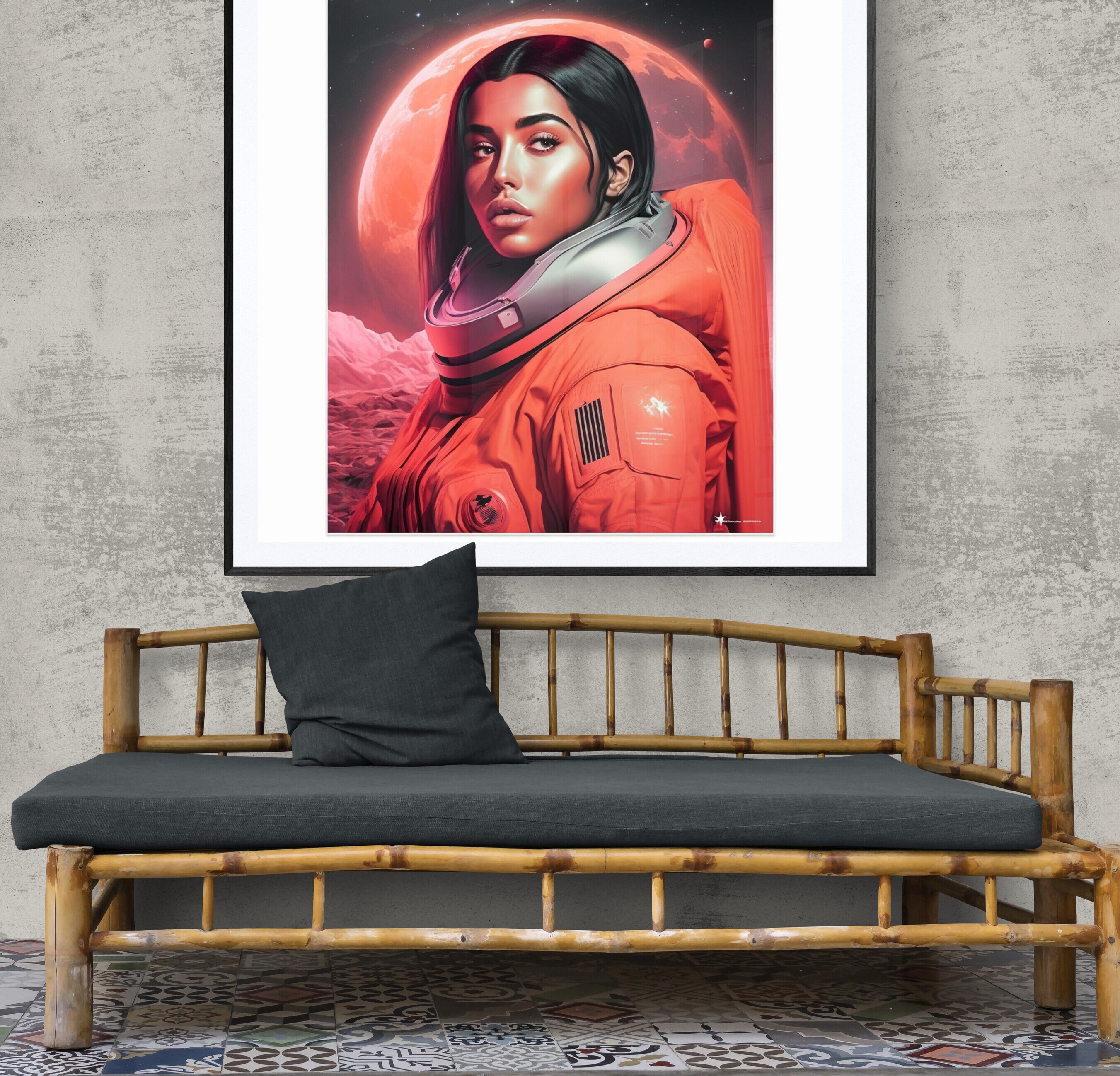 Astronaut Girl Design Poster - Etsy