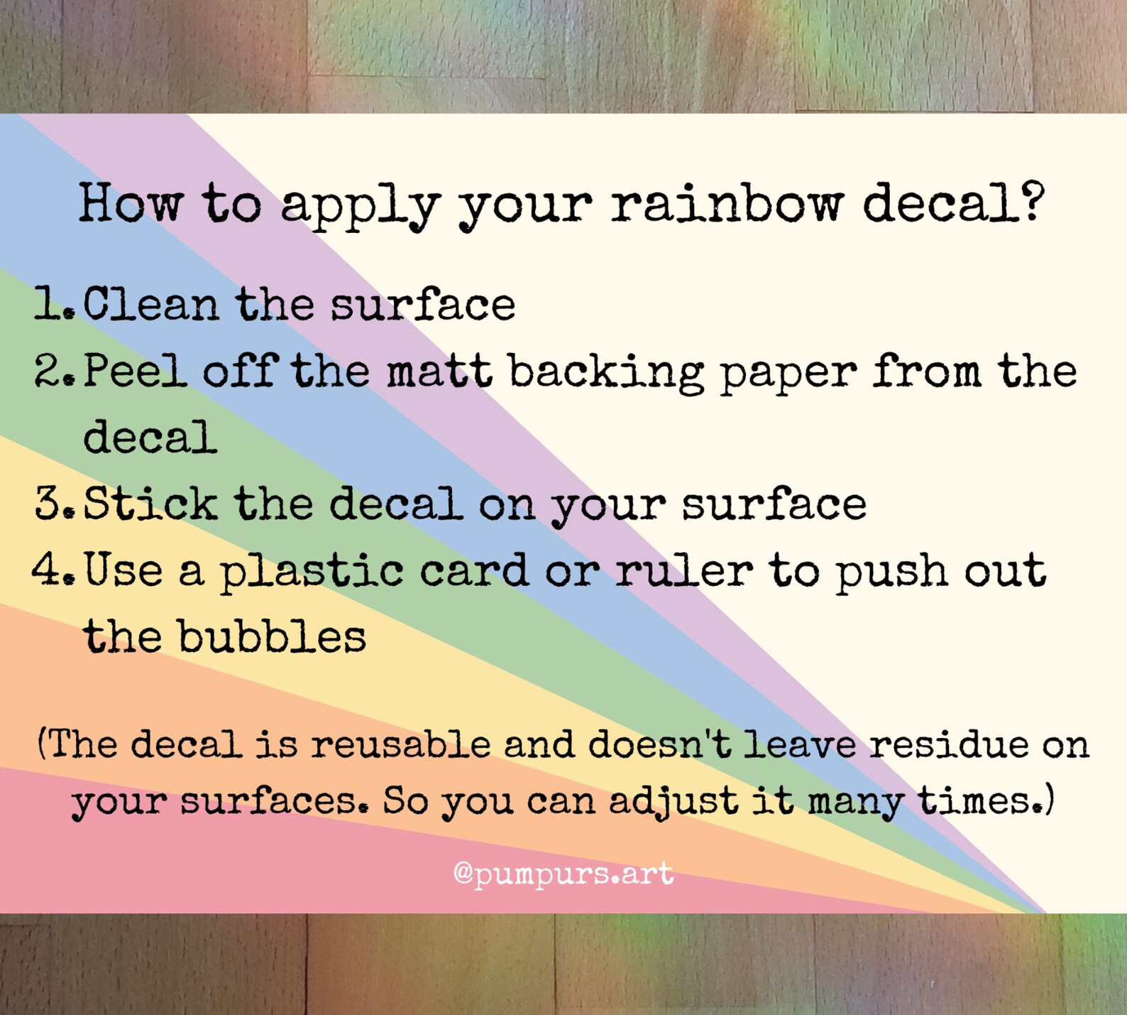 Diamond Rainbow Window Decal | Reusable Sun Catcher | Car or Interior ...