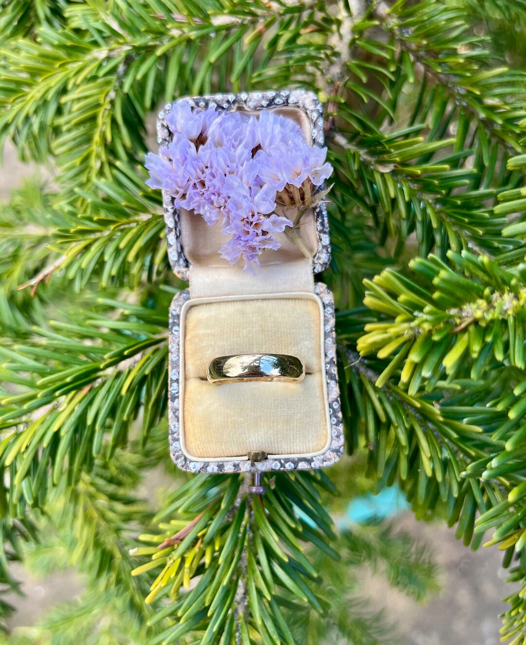 Lovely Vintage 1980s Plain 9ct Solid Yellow Gold 4mm Wide Wedding Ring ...