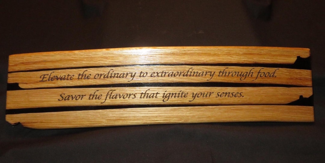 Bourbon Barrel Charcuterie/plaque, Whiskey Barrel Staves, Wine Staves ...