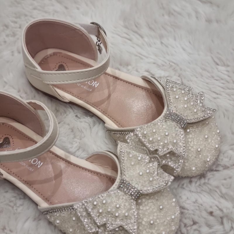 Gold Flower Girl Shoes - Etsy
