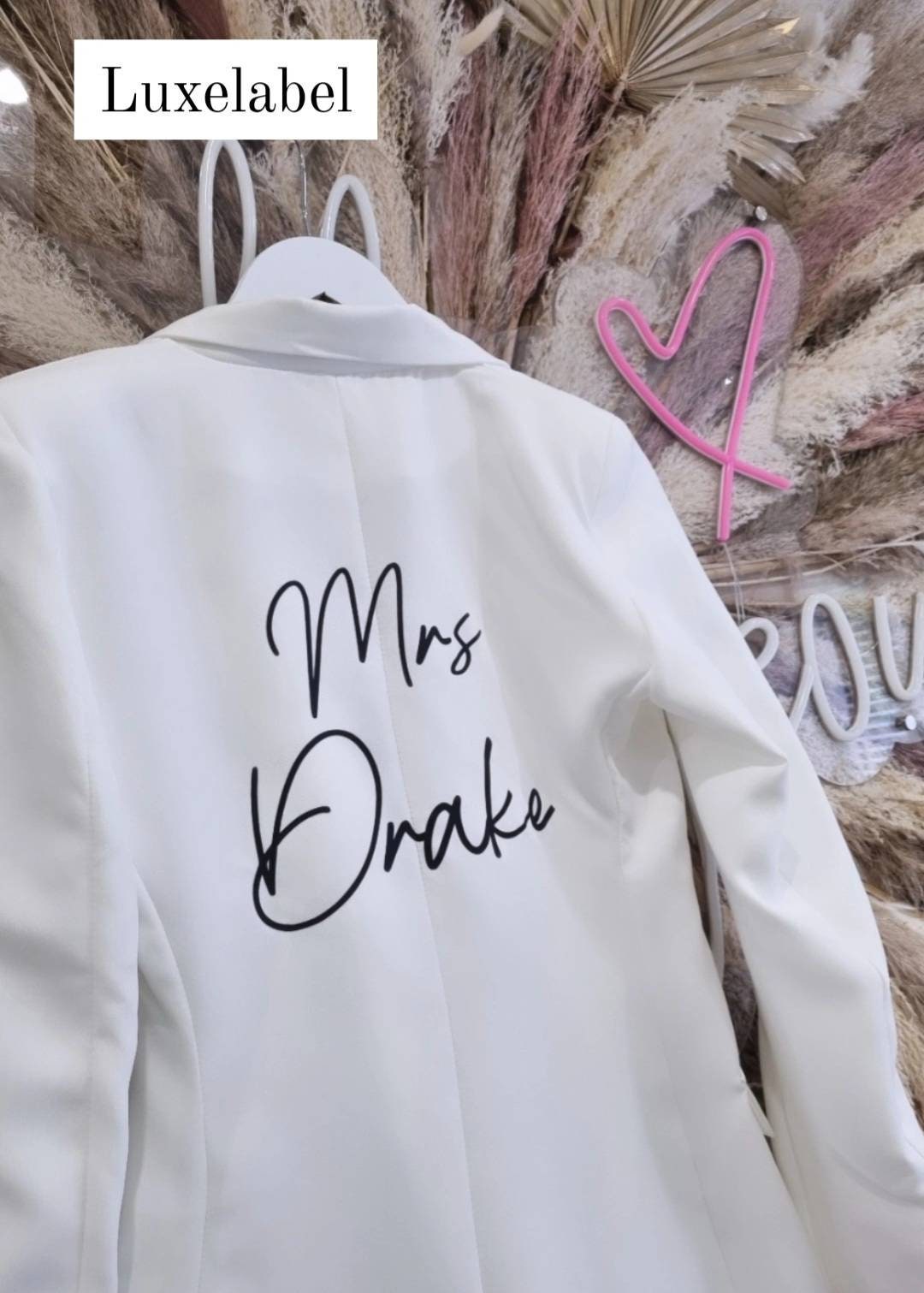 Bride Blazer,bride Jacket, Wife Blazer, Wedding Denim Jacket , Wedding ...