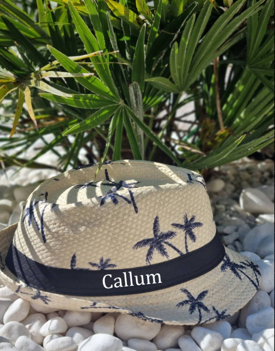 Boys Straw Hat Toddler Hat Boys Beach Hat Personalised - Etsy