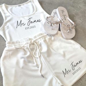 Bride Shorts Set, Bride Tracksuit, Bride to Be Shorts Set ...