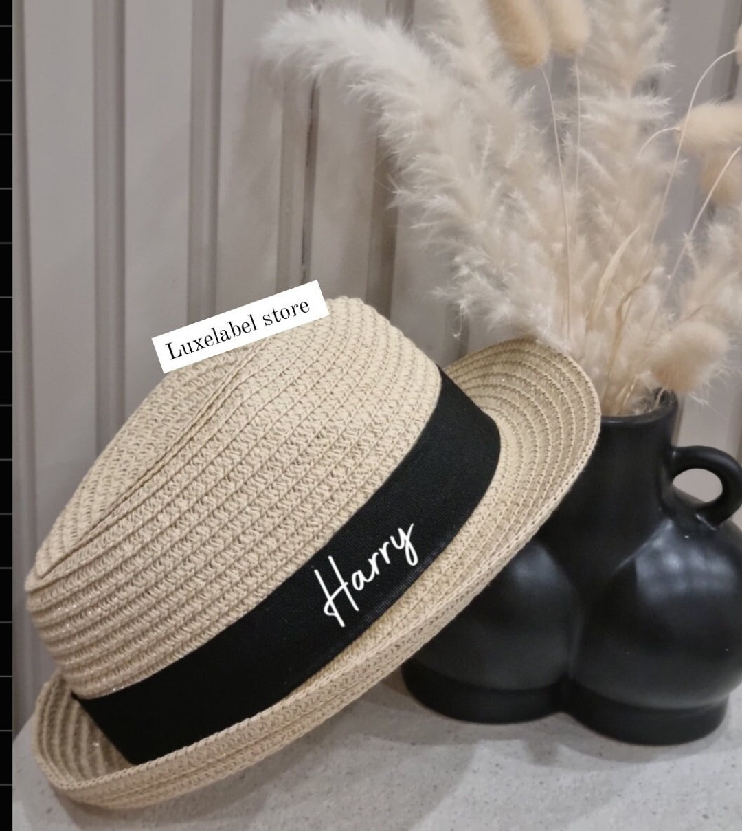 Boys Straw Hat, Toddler Hat, Girls Beach Hat, Personalised Straw Hat ...