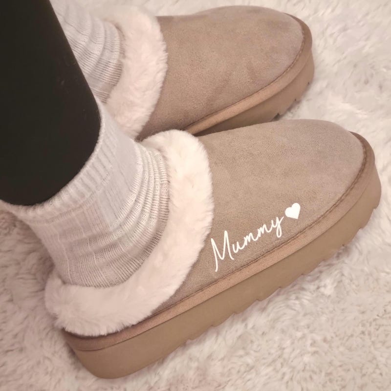 Mummy Slippers - Etsy UK