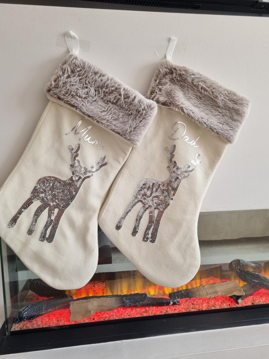 Personalised Christmas Stocking Christmas Stocking Luxury Christmas ...