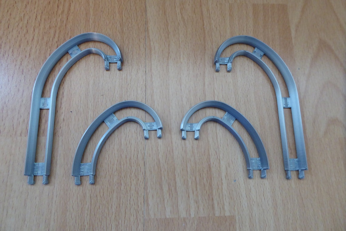 Curved Tracks; Set of 4 Tracks; Gravitrax Compatible - Etsy