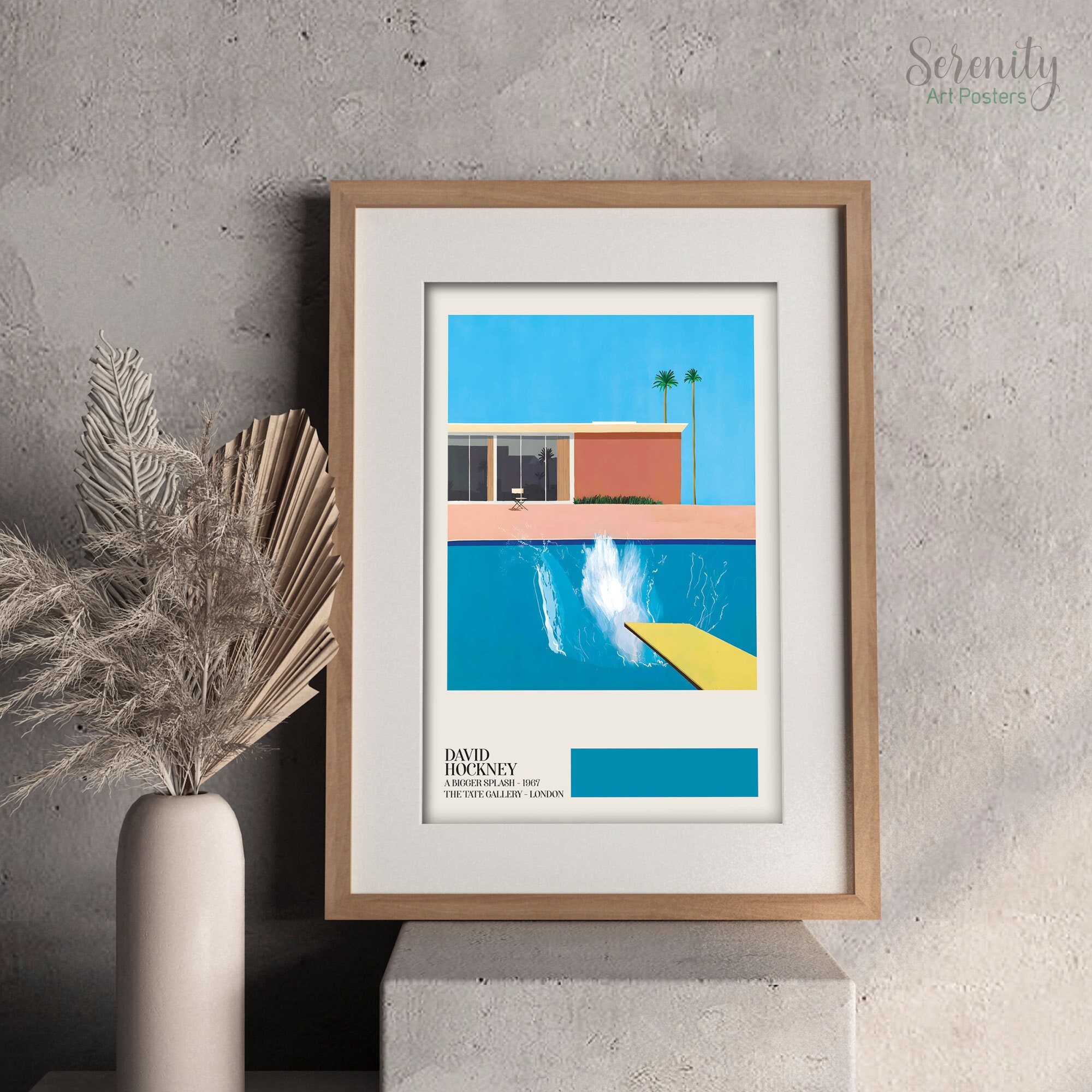 David Hockney, A Bigger Splash 1967, The Tate Gallery London, Hockney ...