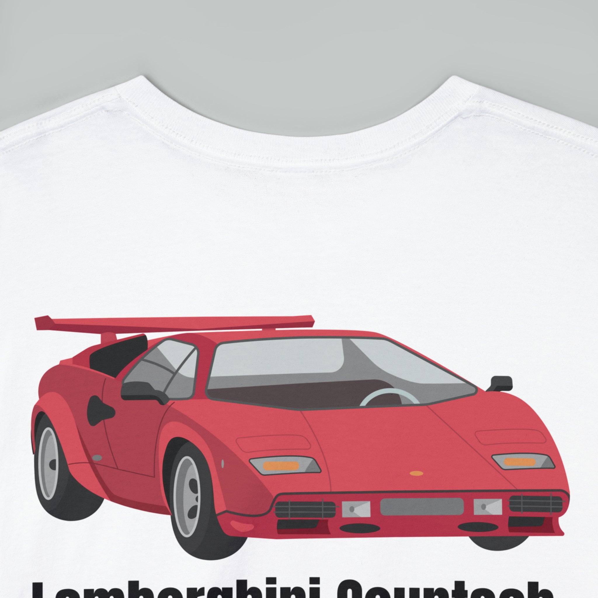 Lamborghini Countach Car T Shirt Design Vintage Retro Mens - Etsy
