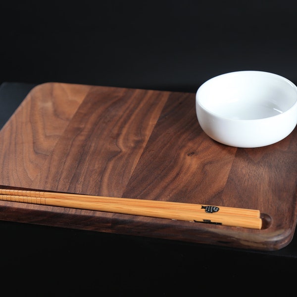 Wood Sushi Plates - Etsy