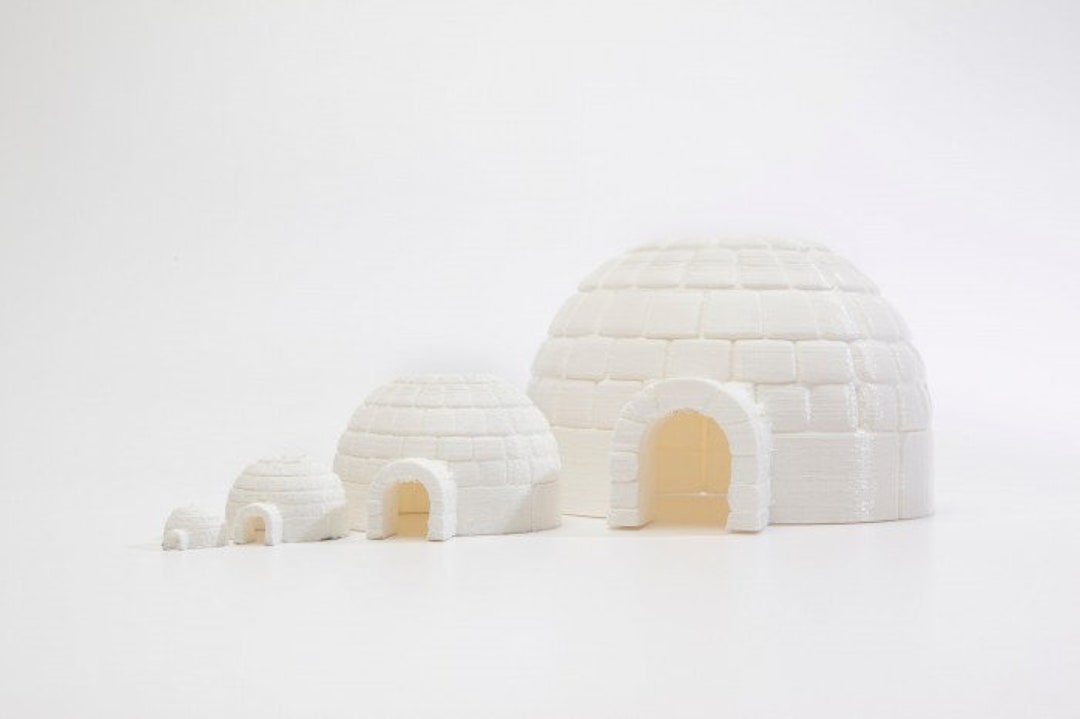 Igloo Model | Replica | 3D Printed - Etsy UK