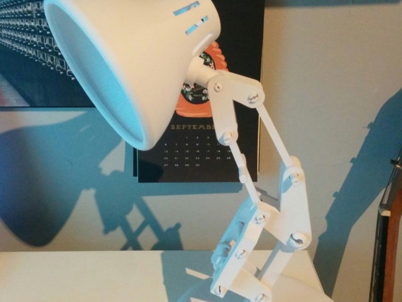 Luxo Lamp Inspired by PIXAR 3D Printed Pixar's Lamp Fan Art Walt Disney ...