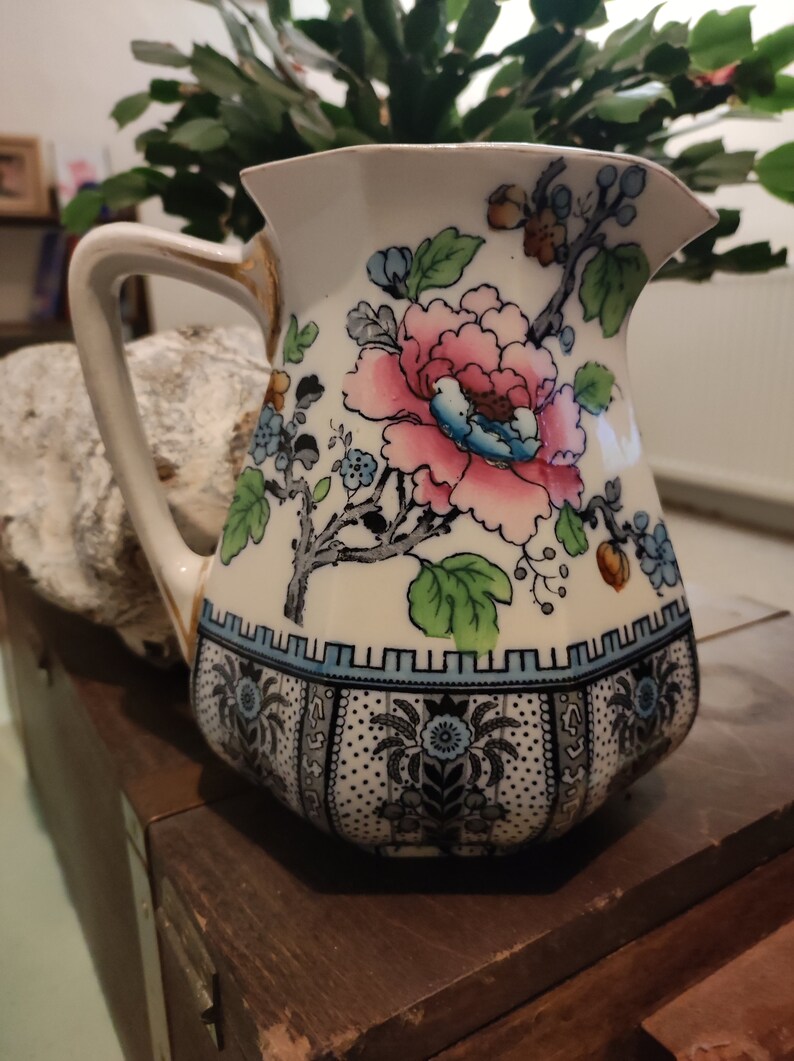 Ironstone Vintage Losol Ware Jug, Classic Shanghai Pattern - Etsy