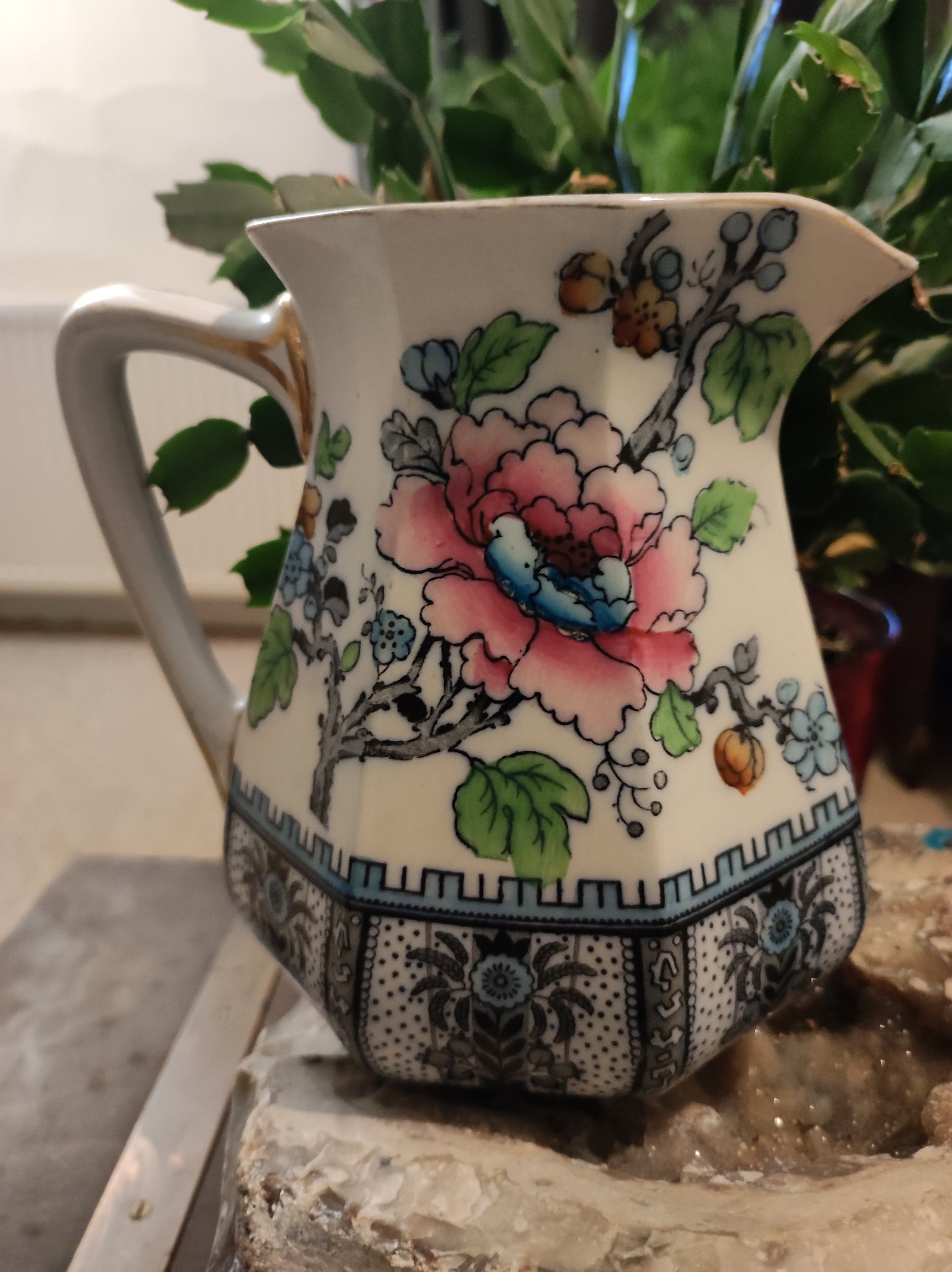 Ironstone Vintage Losol Ware Jug, Classic Shanghai Pattern - Etsy