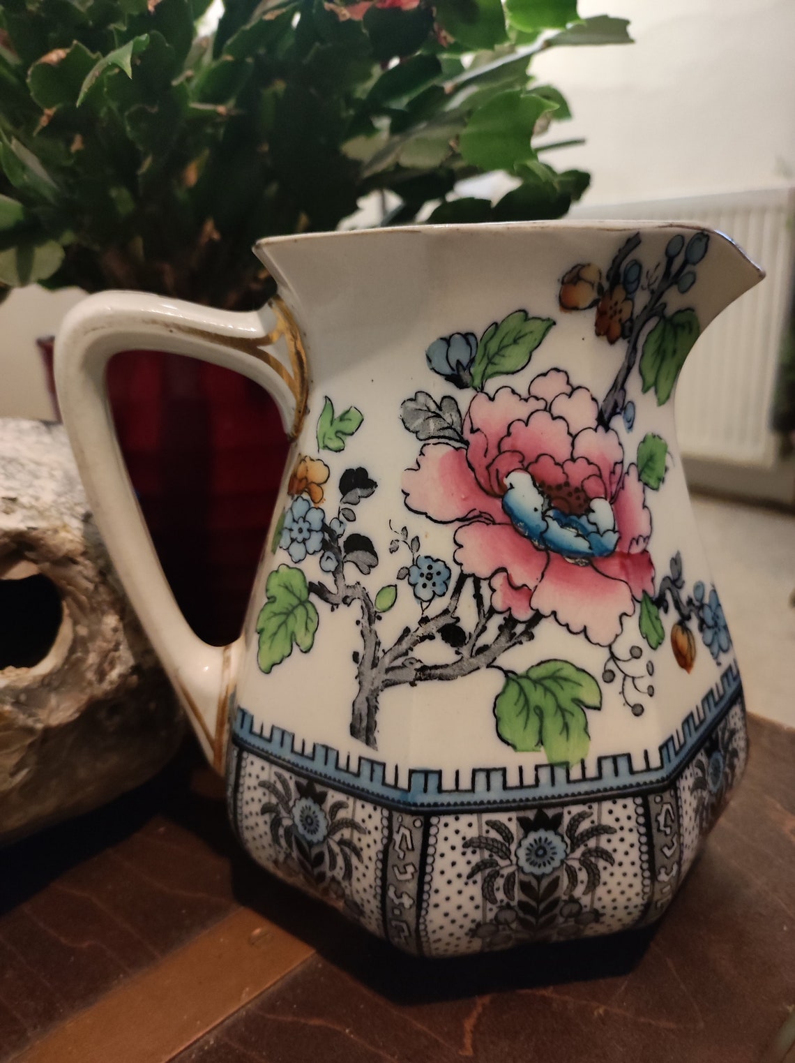 Ironstone Vintage Losol Ware Jug, Classic Shanghai Pattern - Etsy