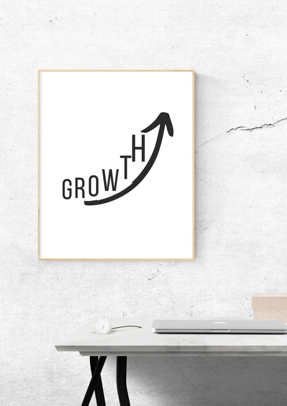 Printable Growth Mindset Wall Art DIGITAL DOWNLOAD | Etsy
