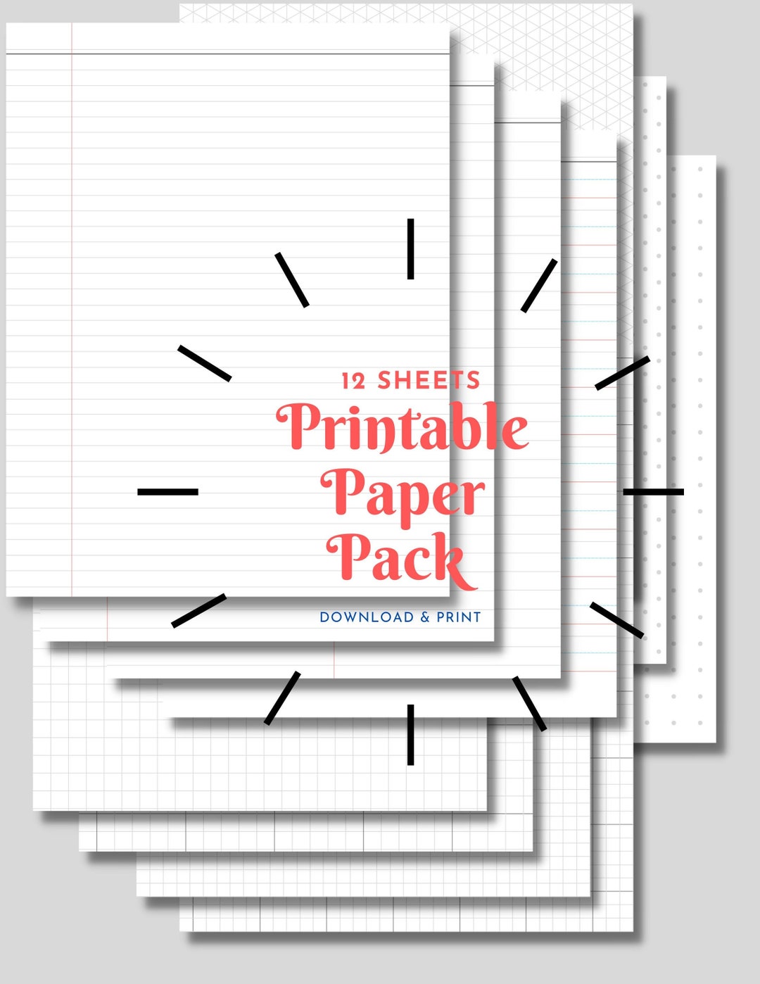 The Ultimate Homeschooling Paper Pack: Lined, Graph, Handwriting ...