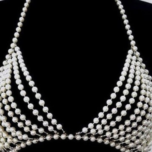 Pearl Bra - Etsy