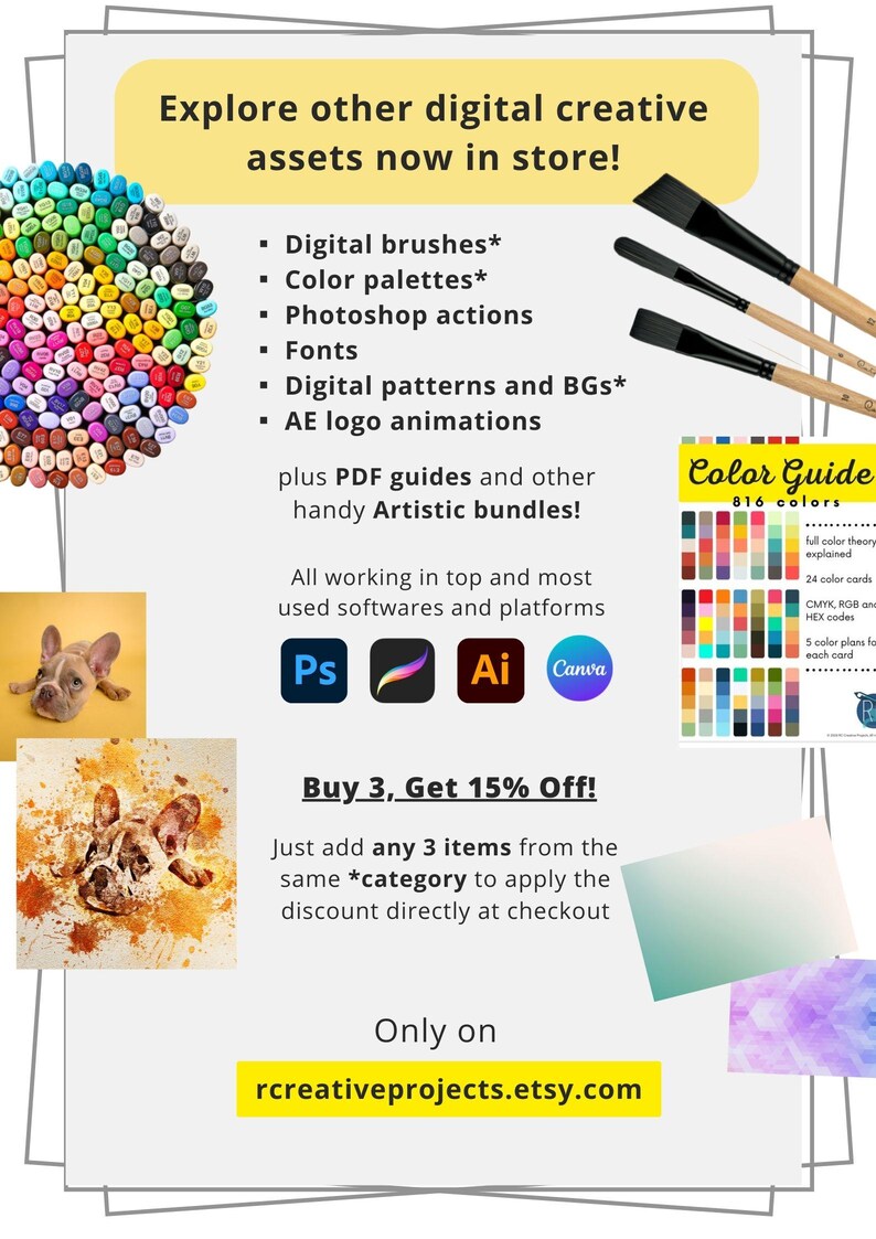 816 Color Codes & Color Theory PDF Guide, Harmonies and Palettes ...
