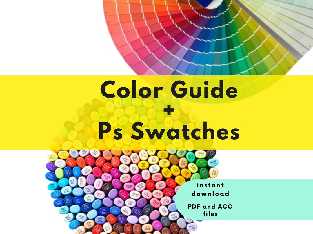 Color Toolkit Bundle – 816 Color Codes PDF Theory Guide, 357 Photoshop ...