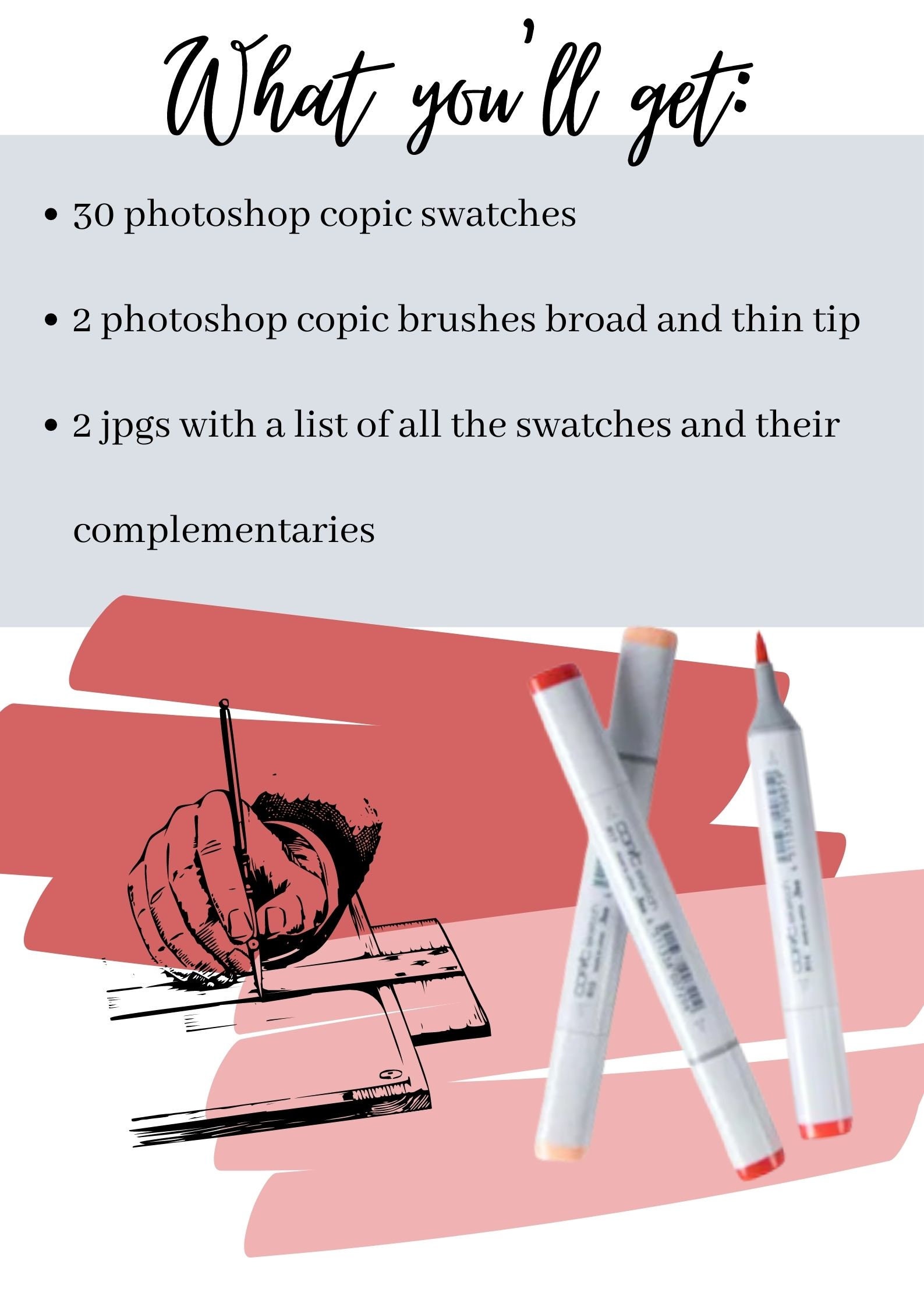 Photoshop Color Palette | Red Set - Etsy