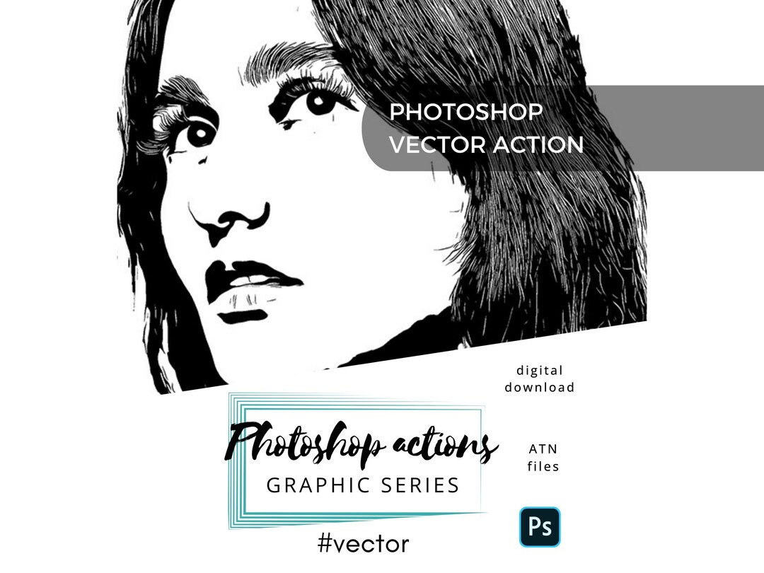 3 Vector Tracing Photoshop Actions – Instant Line Art Effect With 10 ...