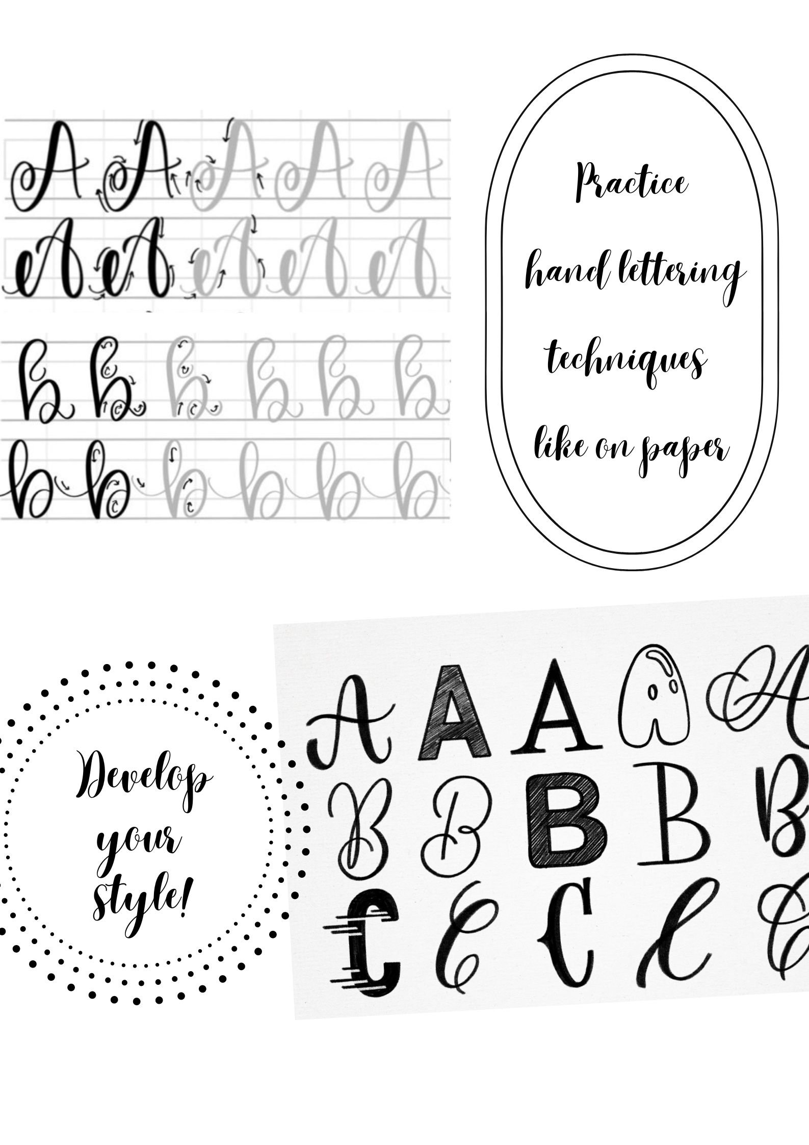 Photoshop Brushes Set Lettering Brushes Hand Lettering Brushes ...