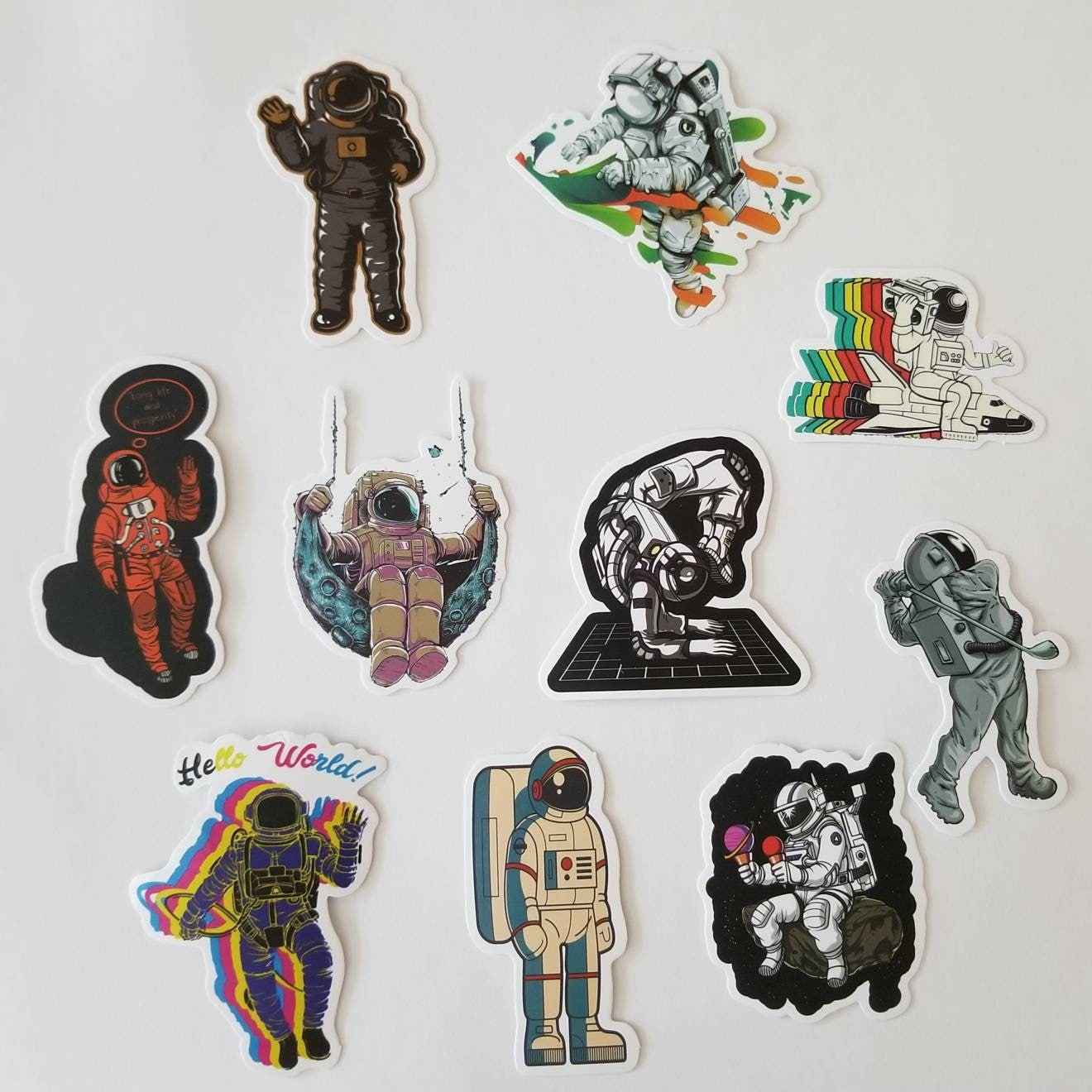 Space Stickers Pack of 10 - Etsy